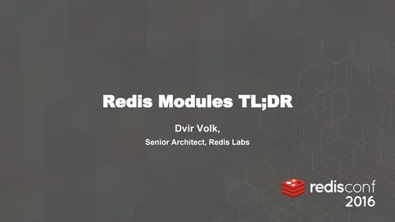 Introduction To Redis Ppt 4322