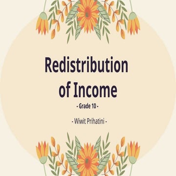 Redistribution of Income ECONOMICS .pptx