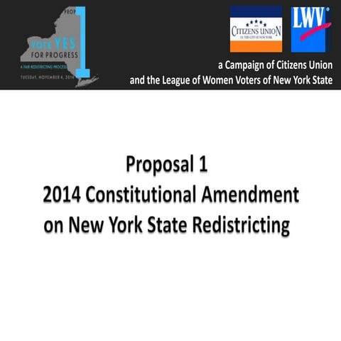 Redistricting, Reapportionment and Reform | PPT