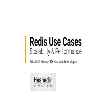 Redis Use Cases - Performance & Scalability | PDF
