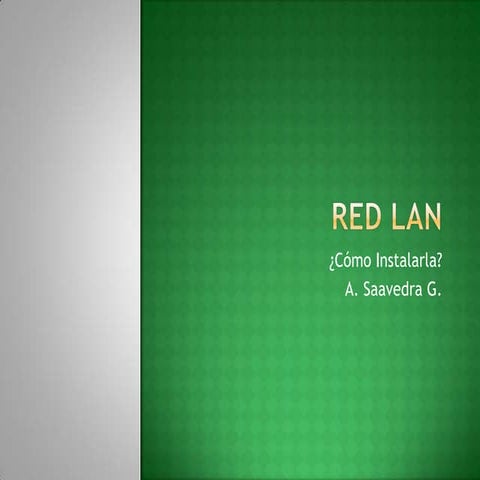 Pasos para configurar una red lan topología estrella en windows xp | PPTX