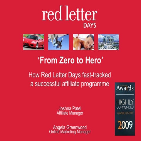 From Zero to Hero: How Red Letter Days Fast-Tracked A Successful ...