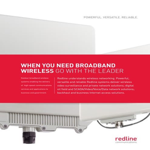 Redline products brochure | PDF