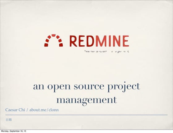 Redmine | PPT
