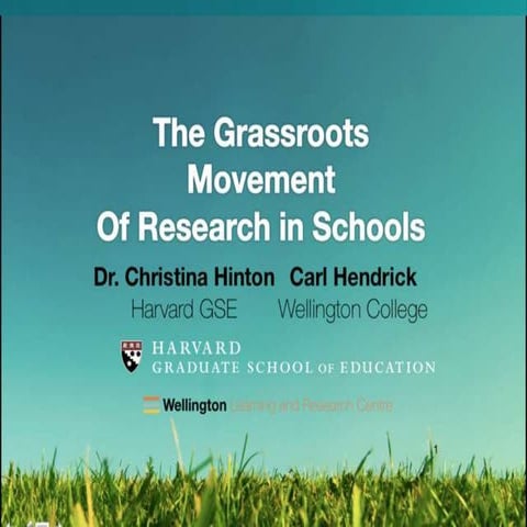 The Grassroots Model of Research in Schools | PPTX
