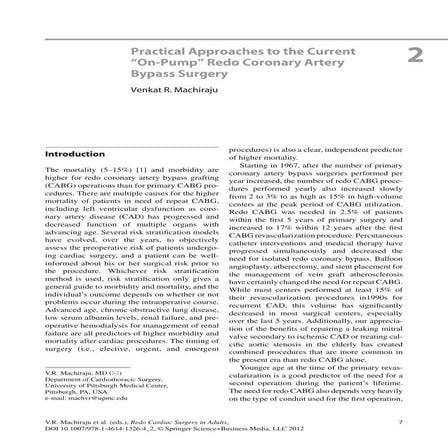 Redo cardiac surgery in adults | PDF