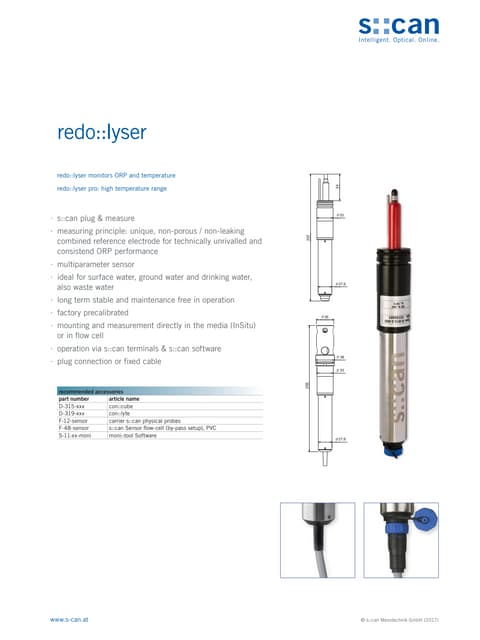 Redolyser dw en_orp temp sensor_scan | PDF