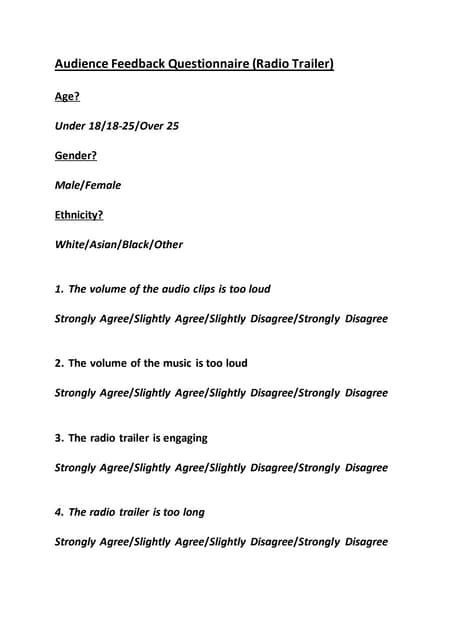 Radio trailer script | PDF