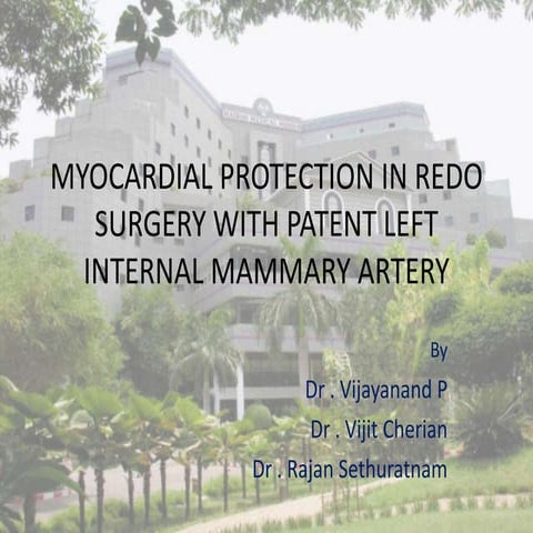 REDO cabg patent lima myocardial protection | PPT
