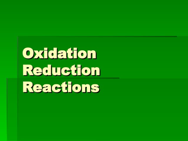 REDOX REACTION 01.ppt