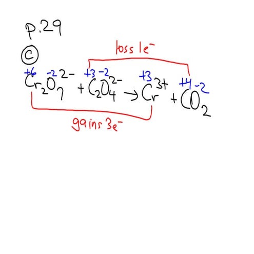 Redox Exercises | PDF