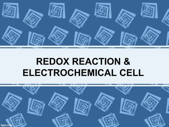 Chemical Reactions: Redox Reactions | PPT