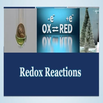 REDOX REACTION : inner & outer sphere Complimentary & non-complimentary ...