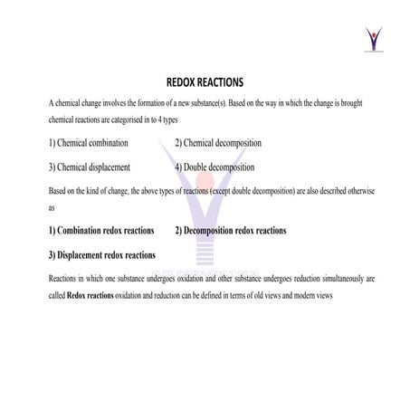 REDOX REACTION | PPTX