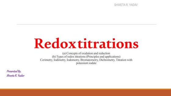 Lecture - 18 Bromometry.pptx