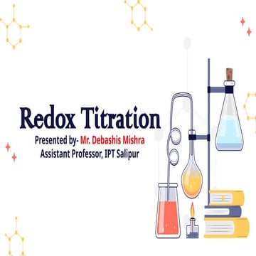 redox titration B pharm 1st sem Full notes | PPTX