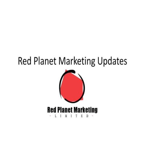Red planet marketing updates | PPTX