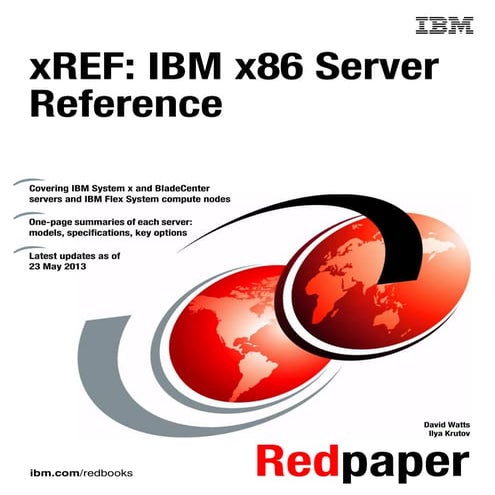 xREF: IBM x86 Server Reference | PDF