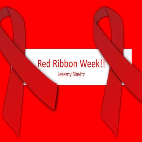 Red Ribbon Week!! | PPT
