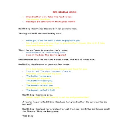 Red riding hood | PDF