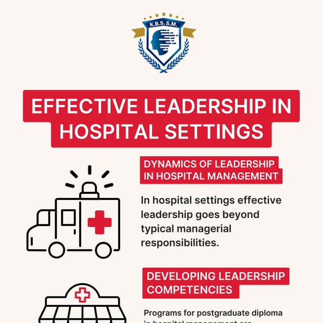 Effective Leadership in Hospital Settings | PDF