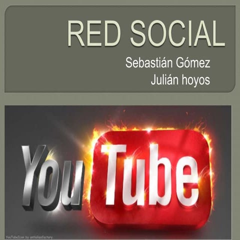 Red social: youtube | PPTX