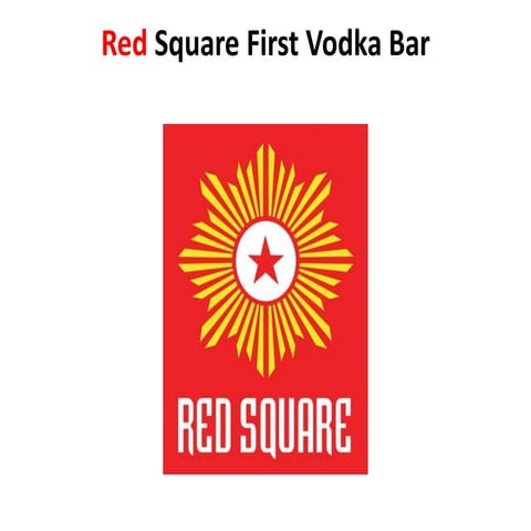 Red Square First Vodka Bar | PDF
