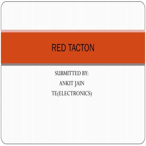 Red Tacton | PDF