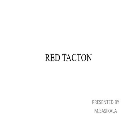 Red tacton | PPT