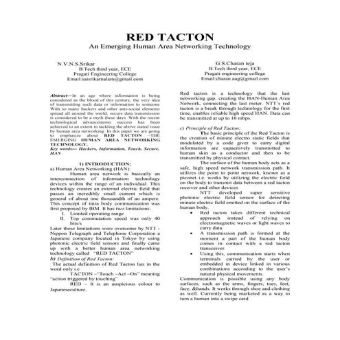 Redtacton final | DOC