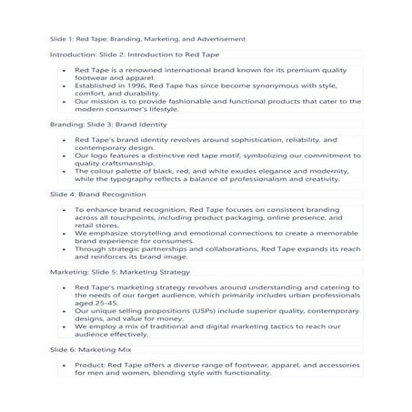 Red Tape Branding, Marketing, and Advertisement.docx