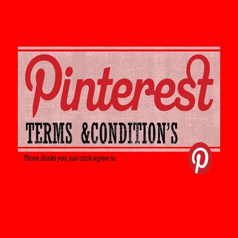 Pinterest Terms & Contions | PPT
