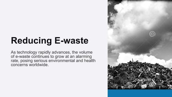 Sustainable e-waste management by Attero Recycling | PPT