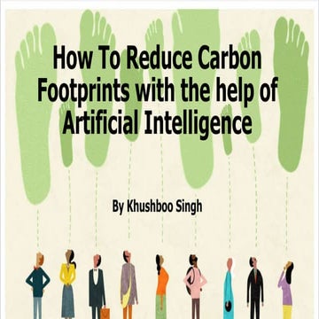 How to reduce carbon footprint ppt | PPTX
