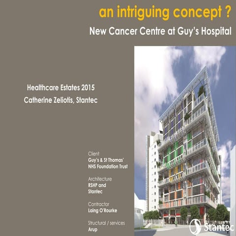 AfH Design Awards Winner 2015 Best Idea Award - New Cancer Centre at ...