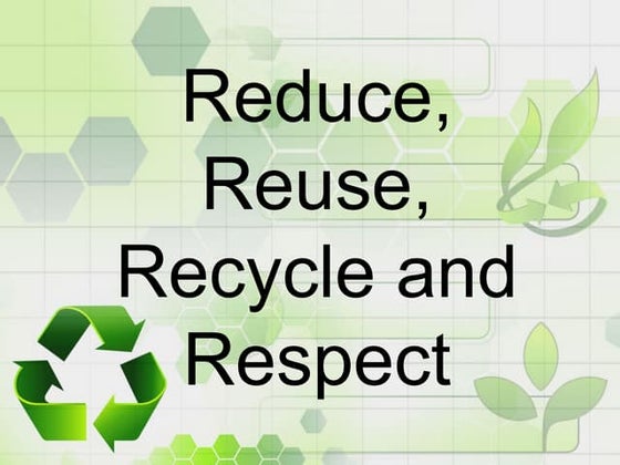 5 r's of Waste Management | PPT