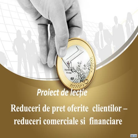 Reduceri de pret - proiect de lectie | PPTX