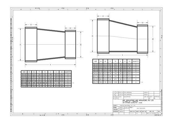 Concentric reducer with dual flange | PPT
