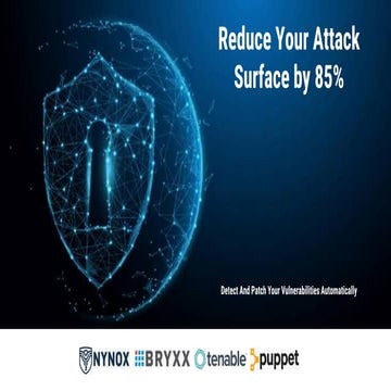 Reduce your attack surface with 85% | PPT