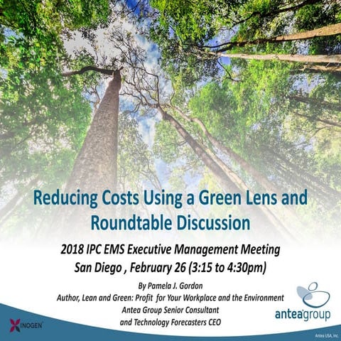 Reducing Costs using a Green Lens | PDF