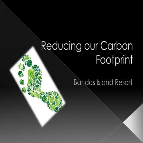 Reducing our carbon footprint | PPT