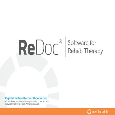 Reducing Patient No-Shows with ReDoc | PPT