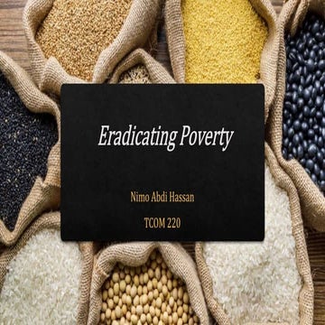 Reducing poverty | PPT
