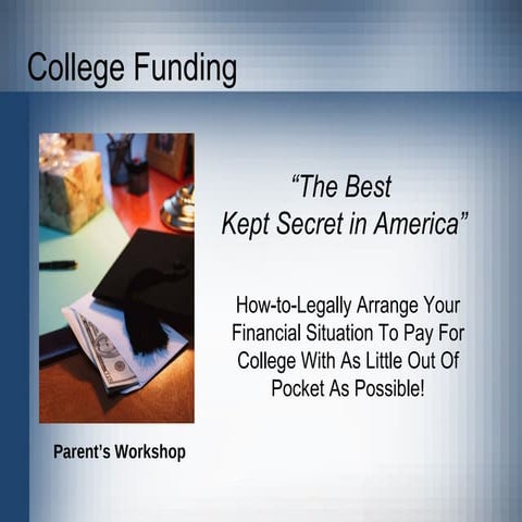 Reducing The Cost Of College Parents | PPT