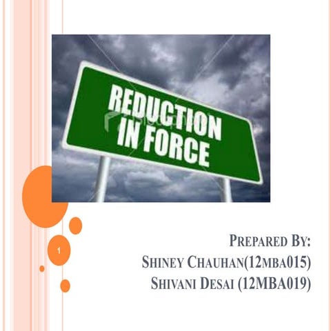 Reduction in force | PPTX