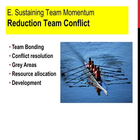 Reduction of team conflict | PPTX