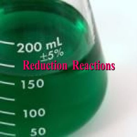 Reduction reactions | PPT