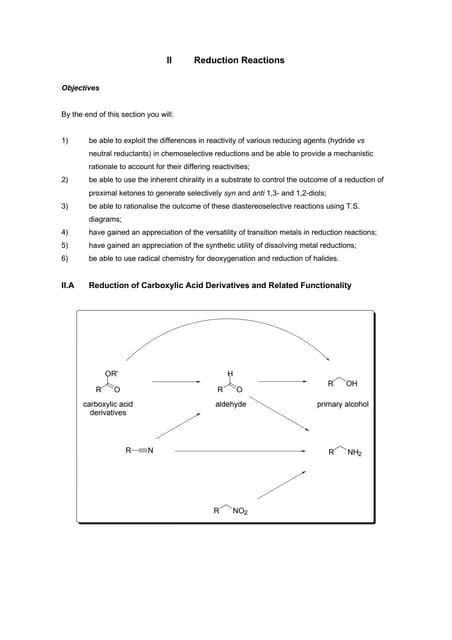 Reduction reactions | PPT
