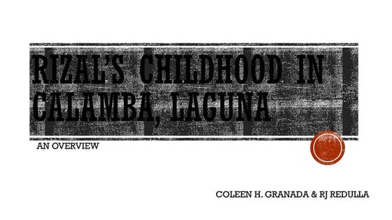 Rizal talents and artistics | PPTX