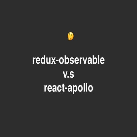 redux-observable with react-apollo | PDF | Web Development | Internet